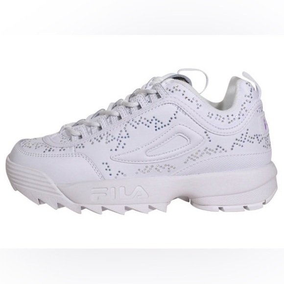 Fila | Shoes | Fila Disruptoriidiamante White Iridescent Sneakers ...